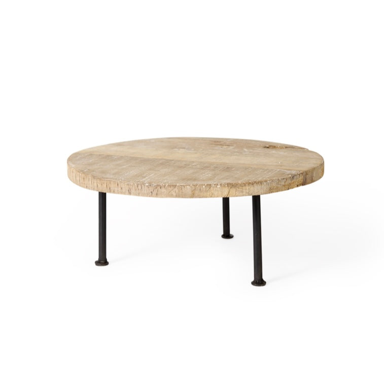 Wood With Iron Riser– Linen + Lore Home